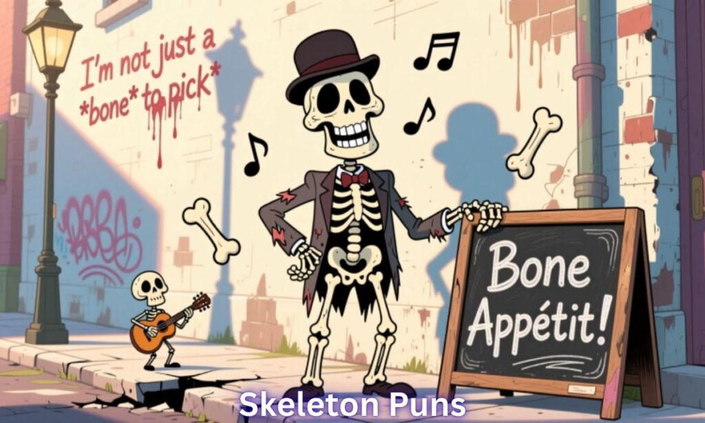 350+ Skeleton Puns Short Cute One Liner Captions