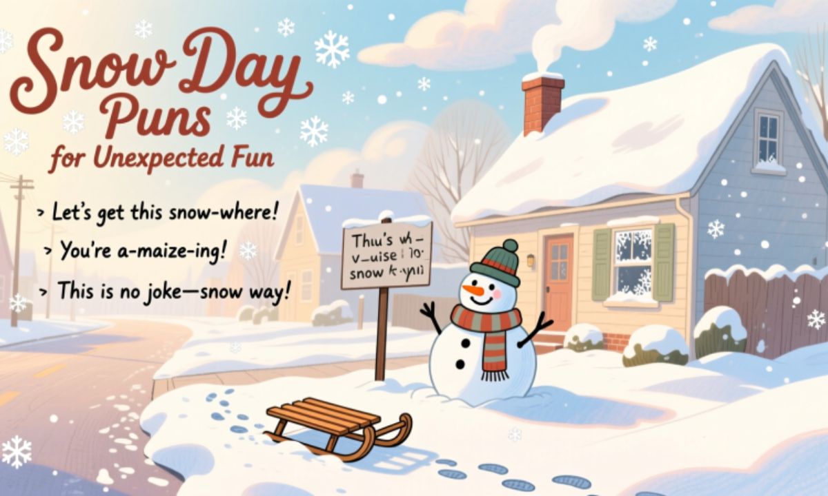 170+ Snow Puns That’ll Crack You Up This Frosty Season