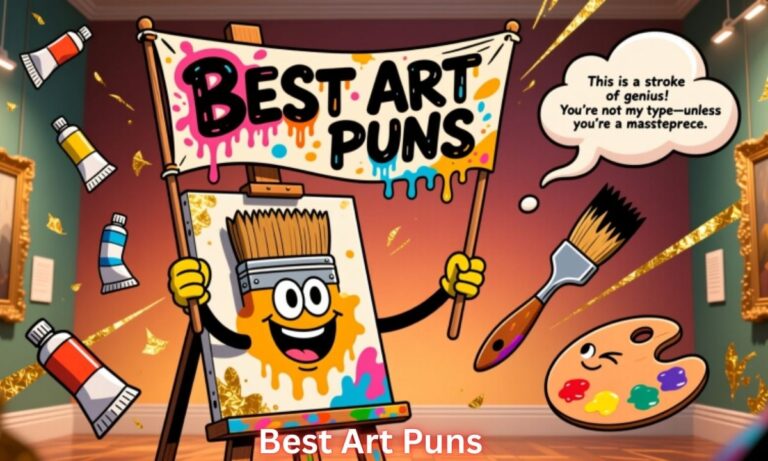210+ Whimsical Best Art Puns to Paint Smiles on Your Canvas – Pun Side