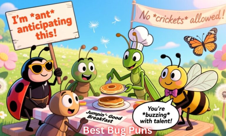 280+ Best Bug Puns for Captions, Jokes & Fun Conversations